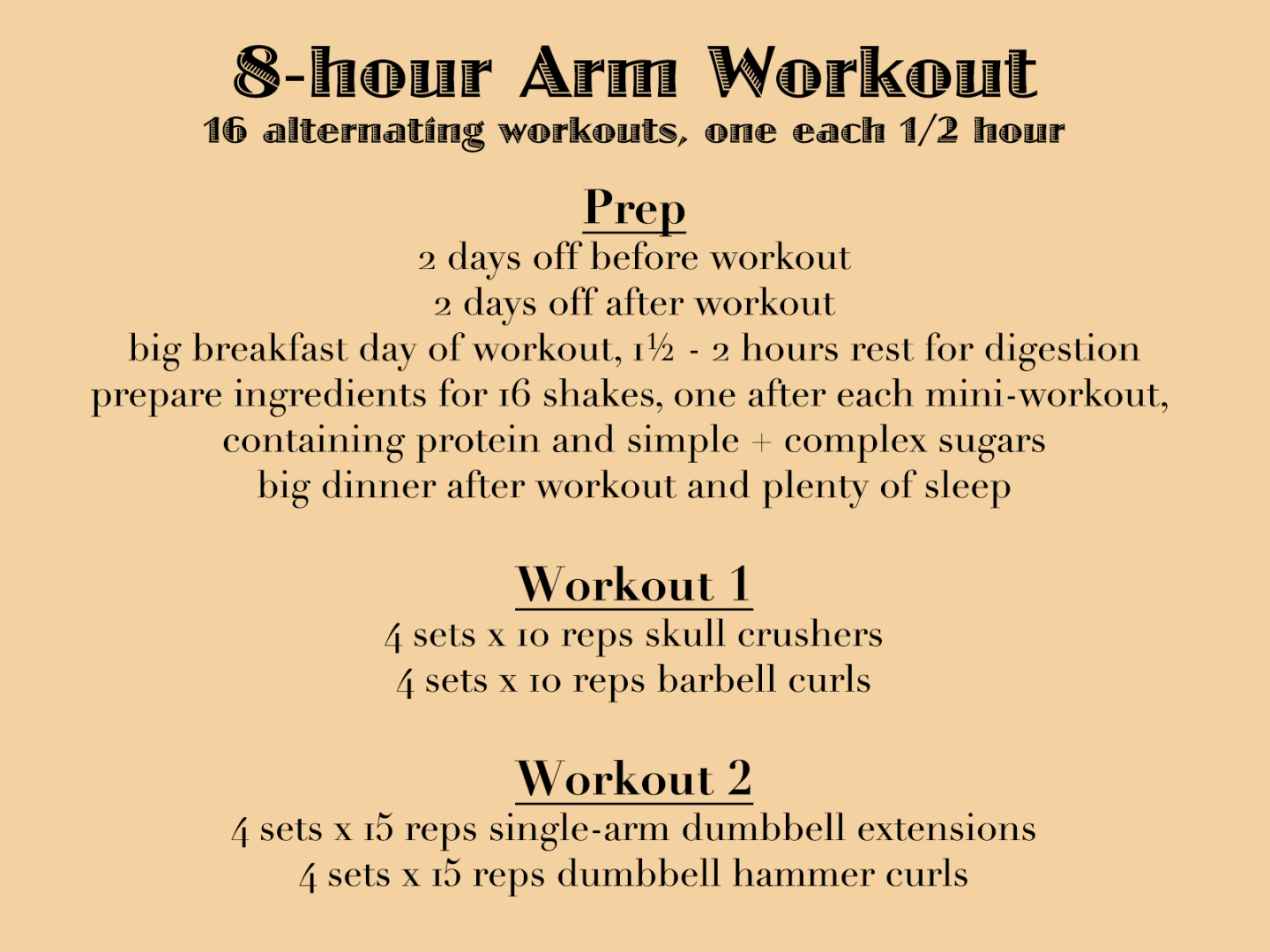 A killer 8-hour arm workout | Raoul Pop